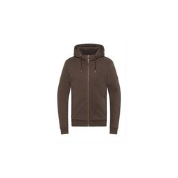 Ragwear V-Ausschnitt-Pullover dunkel-braun regular fit (1-tlg)