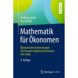 Springer Berlin Heidelberg Mathematik für Ökonomen - Wolfgang Kohn, Riza Öztürk, Kartoniert (TB)