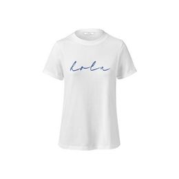 Tchibo T-Shirt mit Print - Weiss - Gr.: S