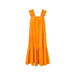 Tchibo Popeline-Kleid - Orange - Gr.: 36