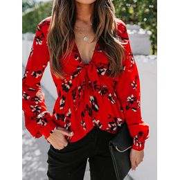 Milan Kiss Bluse in Rot - S