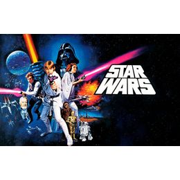 Komar Vliestapete "Star Wars Poster Classic 1" Tapeten Gr. B/L: 400 m x 250 m, Rollen: 1 St., bunt Vliestapeten