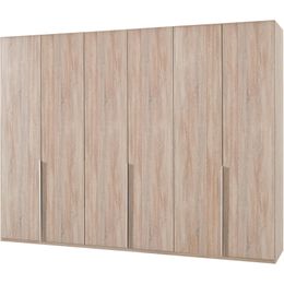 Kleiderschrank wimex "New York" Schränke Gr. B/H/T: 270 cm x 236 cm x 58 cm, 6 St., braun (struktureichefarben hell) Kleiderschränke