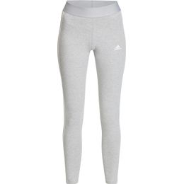 Adidas Leggings, Gummibund, figurbetont, für Damen, grau, M