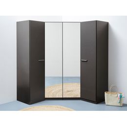 Schrank-Set Rauch "Vandor" Kastenmöbel-Sets Gr. B/H/T: 164 cm x 197 cm x 151 cm, grau (graumetallic) Schranksysteme und Schrankserien