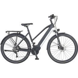 E-Bike Prophete "Entdecker 5.0" E-Bikes Gr. 52 cm, 28 Zoll (71,12 cm), schwarz (schwarz, silber) E-Bikes