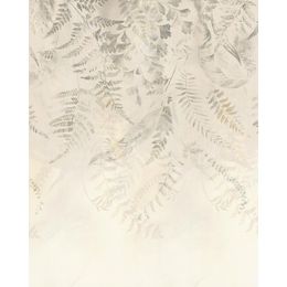 Komar Vliestapete "Herbarium" Tapeten Gr. B/L: 200 m x 250 m, Rollen: 1 St., braun (braun, grau) Blumentapeten