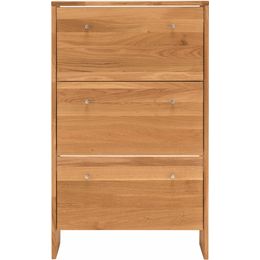 Schuhkommode Home Affaire "Dura" Sideboards Gr. B/H/T: 82 cm x 133 cm x 27 cm, braun (wildeiche) Schuhkommoden