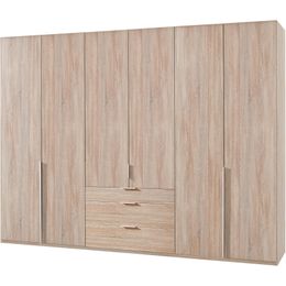 Kleiderschrank wimex "New York" Schränke Gr. B/H/T: 270 cm x 236 cm x 58 cm, 6 St., braun (struktureichefarben hell) Kleiderschränke