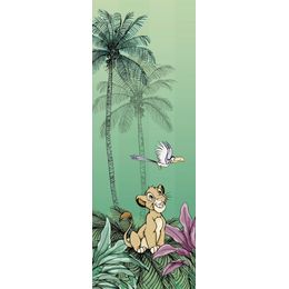 Komar Vliestapete "Jungle Simba" Tapeten Gr. B/L: 100 m x 280 m, Rollen: 1 St., grün Vliestapeten