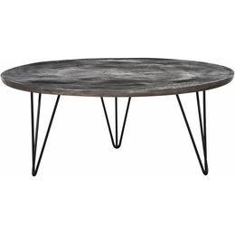 Couchtisch GUTMANN FACTORY Tische Gr. B/H/T: 82 cm x 34 cm x 82 cm, schwarz Couchtische rund oval