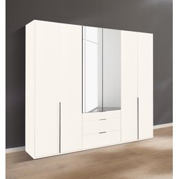 Kleiderschrank wimex "New York" Schränke Gr. B/H/T: 270 cm x 236 cm x 58 cm, 6 St., weiß (weiß, spiegel) Kleiderschränke