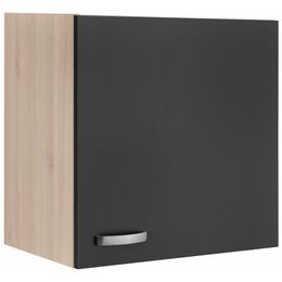 Hängeschrank Optifit "Faro" Schränke Gr. B/H/T: 60 cm x 57,6 cm x 34,6 cm, 1 St., grau (anthrazit) Hängeschränke