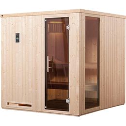 Weka Sauna "Halmstad" Saunen beige (natur) Saunen