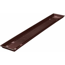 Balkonkasten Untersetzer standard Braun 100 cm - Kunststoff - Geli
