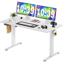 Joeais - Schreibtisch Höhenverstellbarer Gaming Tisch 140 x 60cm Standing Desk Table Tisch Höhenverstellbar Gaming Desk Height Adjustable Desk