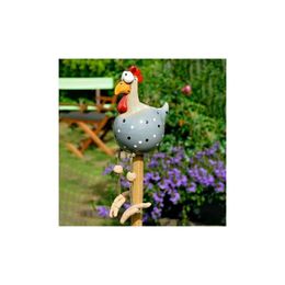 Eting - Dekorativer Hühnergarten, lustige Gartenstatuen für den Außenbereich, Gartendekoration, lustiges Harz, Huhn, Gartendekoration, Hühnerform,
