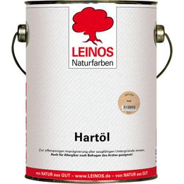 Leinos Holzöl 2,5 l Hartöl Weiß für Tische Möbel Arbeitsplatten Teak Eiche Möbelöl für effektive Versiegelung und langanhaltenden Schutz im Innenbereich