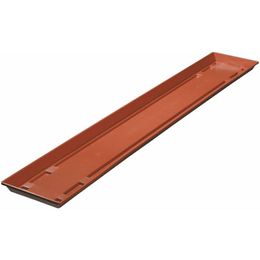 Balkonkasten Untersetzer standard Terracotta 100 cm - Kunststoff - Geli