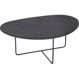 Couchtisch HASSE MÖBEL COLLECTION "7721" Tische Gr. H/T: 39 cm x 90 cm, schwarz Couchtisch Runde Couchtische Holz-Couchtische