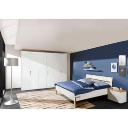 Hülsta Komplettschlafzimmer HÜLSTA "DREAM" Schlafzimmermöbel-Sets Gr. mit 6-türigen Kleiderschrank, B/H: 180 cm x 200 cm, weiß (reinweiß) Komplett-Schlafzimmer Komplett Schlafzimmer