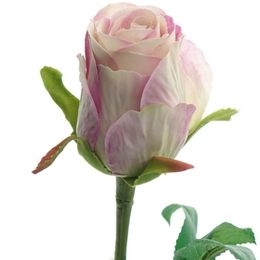 Rose Rosa - Creme - Weiß 45 cm - Kunstblumen - Gasper
