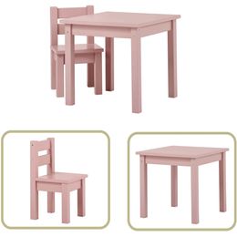 Kindersitzgruppe Hoppekids "MADS Kindersitzgruppe" Sitzmöbel-Sets rosa (hellrosa) Baby Kinder Sitzgruppen