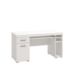 Schreibtisch Inosign "Alfa" Tische Gr. B/H/T: 145 cm x 75,5 cm x 65,5 cm, weiß (opaque weiß) Schreibtische