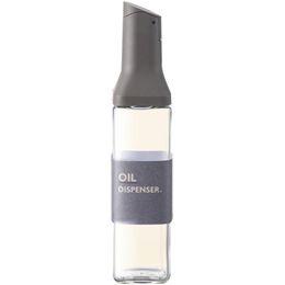 Auto-Flip-Olivenöl-Spenderflasche, Ölausgießer-Spenderflaschen für das Kochen in der Küche, dunkelgrau