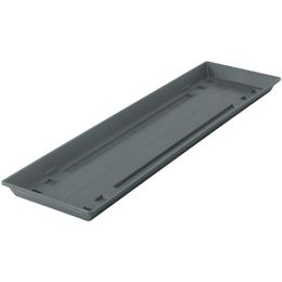 Balkonkasten Untersetzer standard Anthrazit 60 cm - Kunststoff - Geli