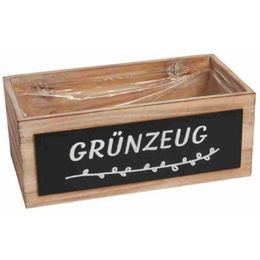 Freese - nature trends Holz-Kiste Grünzeug Braun natur 25 x 13 x10 cm