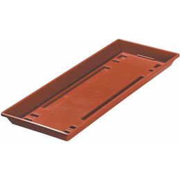 Balkonkasten Untersetzer standard Terracotta 40 cm - Kunststoff - Geli