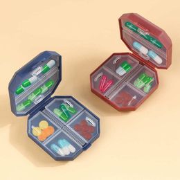 LONGZIMING Pieces Wöchentlicher Pillenorganizer, Pillenbox, tragbarer Medikamenten-Organizer, Reise-Pillenbox für Vitamine, Fischöle, Nahrungsergänzungsmittel