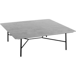 Couchtisch HASSE MÖBEL COLLECTION "7100" Tische Gr. H/T: 32 cm x 100 cm, grau (betonfarben) Eckige Couchtische Couchtisch eckig