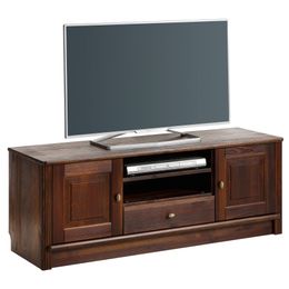 TV-Board Home Affaire "Soeren" Sideboards Gr. B/H/T: 131 cm x 48 cm x 42 cm, braun (dunkelbraun) TV-Lowboards