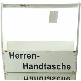 Freese - nature trends Herrenhandtasche Weiß Vintage 35 cm - Antikholz