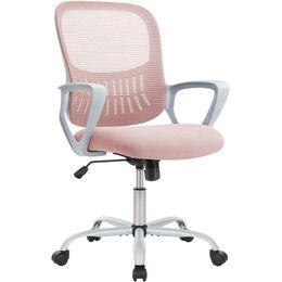 Joeais - Bürostuhl Chefsessel Schreibtischstuhl Stuhl Office Chair Drehstuhl Stuhl Verstellbarer Lordosenstütze Armlehne, Höhenverstellung 110 kg