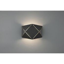 Iperbriko - Rechteckige LED-Wandleuchte Zandor Schwarz L18 cm Trio Lighting