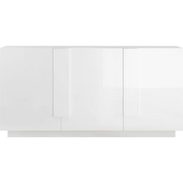 Sideboard Lc "Jupiter Sideboard" Sideboards Gr. B/H/T: 181 cm x 90 cm x 44 cm, weiß (weiß hochglanz lack) Sideboards