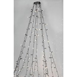 Led Weihnachtsbaumbeleuchtung Crispy Ice White zum Überwerfen von Star Trading, Lichter-Kette dunkelgrün für innen und außen, 360 LEDs warmweiß,