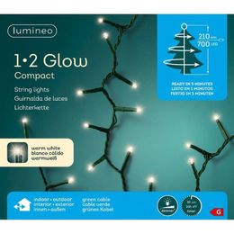 Lumineo - led Lichterkette 1•2 Glow compact 210 cm 700 Lichter warmweiß