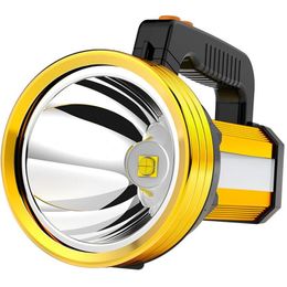 Superhelle Handheld-Led-Taschenlampe, leistungsstarker Reflektor, wiederaufladbar, für Camping, Z15-T6 Docht