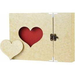 A4 diy Valentinstagsgeschenk-Fotoalbum für Fotos, Sammelalbum, Aufkleber. Kreatives Tagebuch mit herzförmiger Gravur, Geschenkidee Muttertagsgeschenk