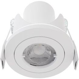 LEDKIA - LED-Downlight Strahler 18,2W Rund Weiß Schnitt Ø220 mm Warmes Weiß 2700K