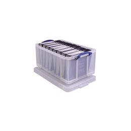 Really Useful Box - Aufbewahrungsbox 71 x 31 x 44 cm (b x h x t) din A4 64l Polypropylen transparent