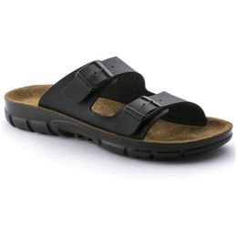 Sandale Bilbao, Birko-Flor, schwarz, Weite schmal, Größe 38 - Birkenstock