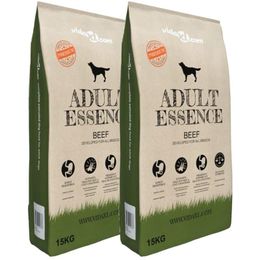 LONGZIMING Premium-Trockenhundefutter Adult Essence Beef 2 x 15 Kg