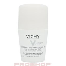 Vichy Deo Antiperspirant 48H Roll On White Cap