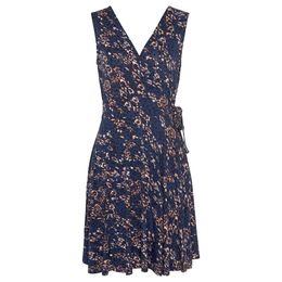 Vivance Kleid Damen Größe 48 navy / bronze Winterkleid