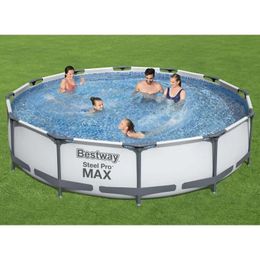 LONGZIMING - Bestway Steel Pro max Swimmingpool-Set 366x76 cm